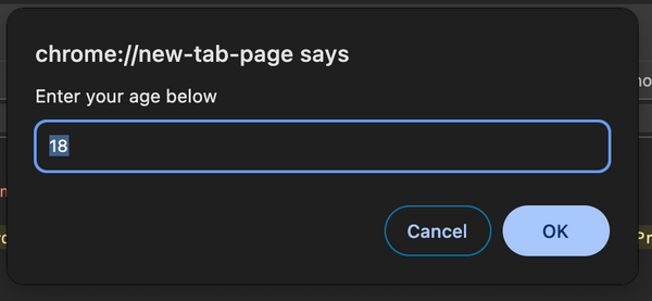 Alerts, prompt and confirm
