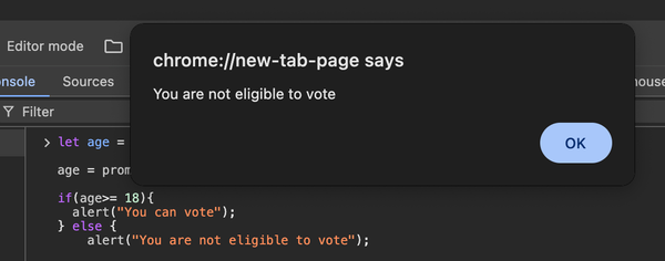 Alerts, prompt and confirm