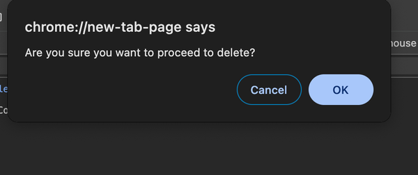 Alerts, prompt and confirm