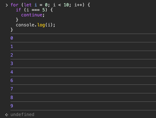 Break Continue Return And Throw In Javascript